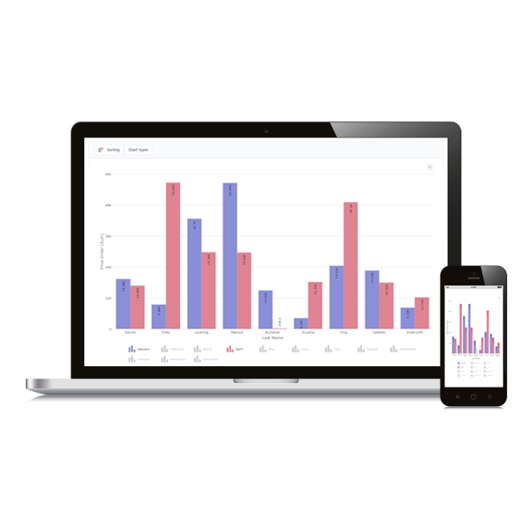 Charts - Features - Scriptcase
