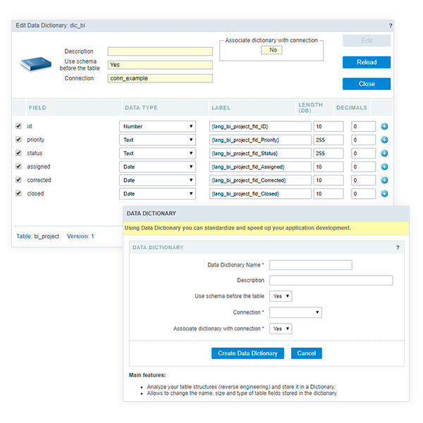 Databases - Features - Scriptcase