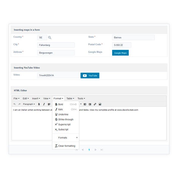 Forms - Features - Scriptcase