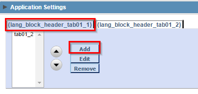 Creating a tab application